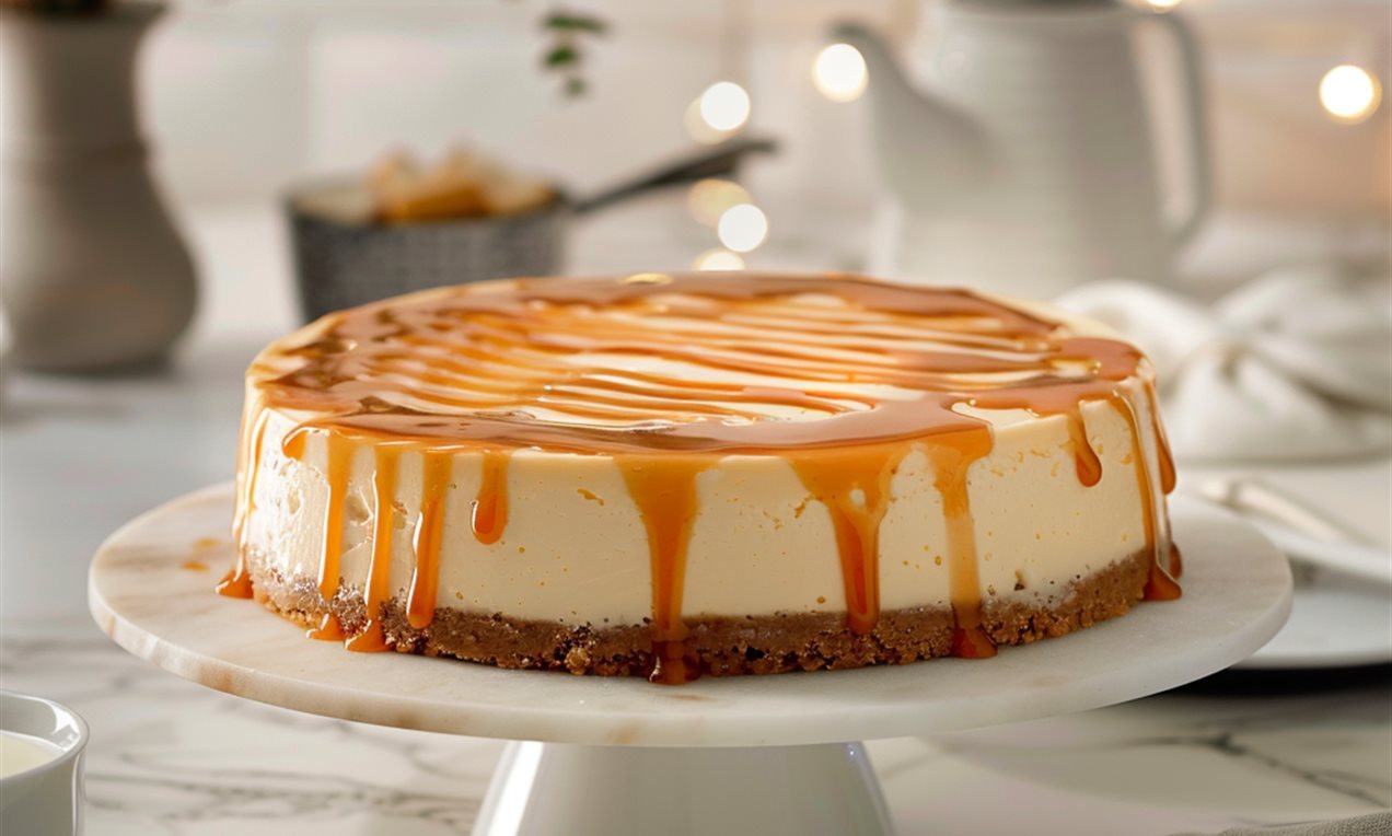 Salted Caramel Cheesecake Recipe | Dr. Oetker
