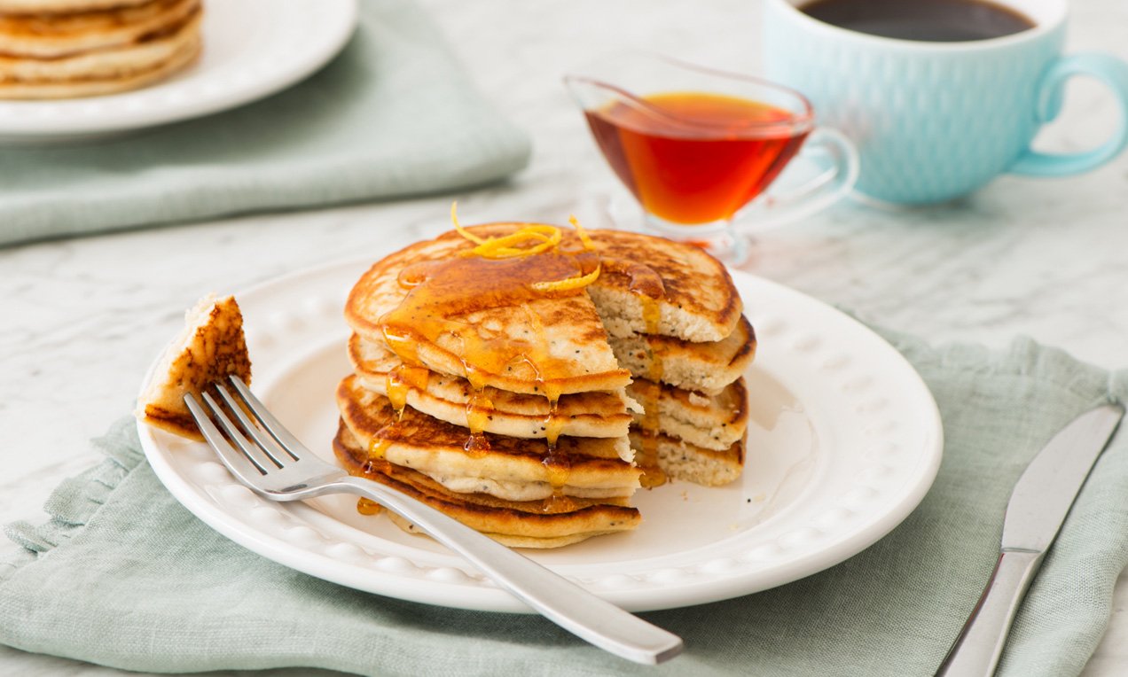Crepes au Citron et aux Graines de Pavot Recette | Dr. Oetker